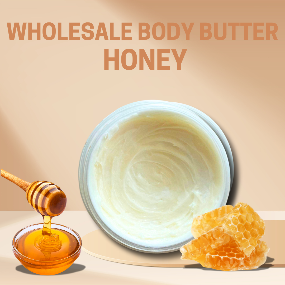 HONEY SCENTED WHOLESALE WHIPPED BODY BUTTER BUCKET WHOLESALE BODYCARE ...